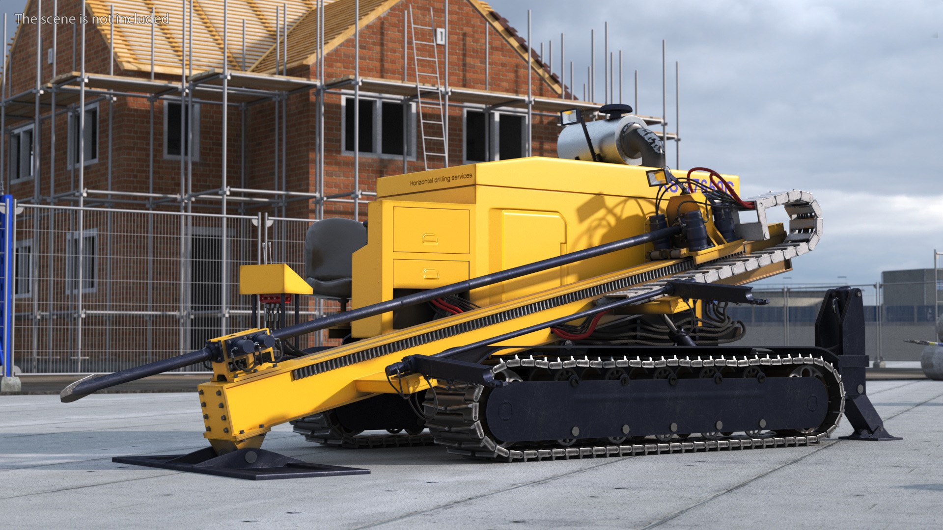 Horizontal Boring Rig 3D Model - TurboSquid 2302596