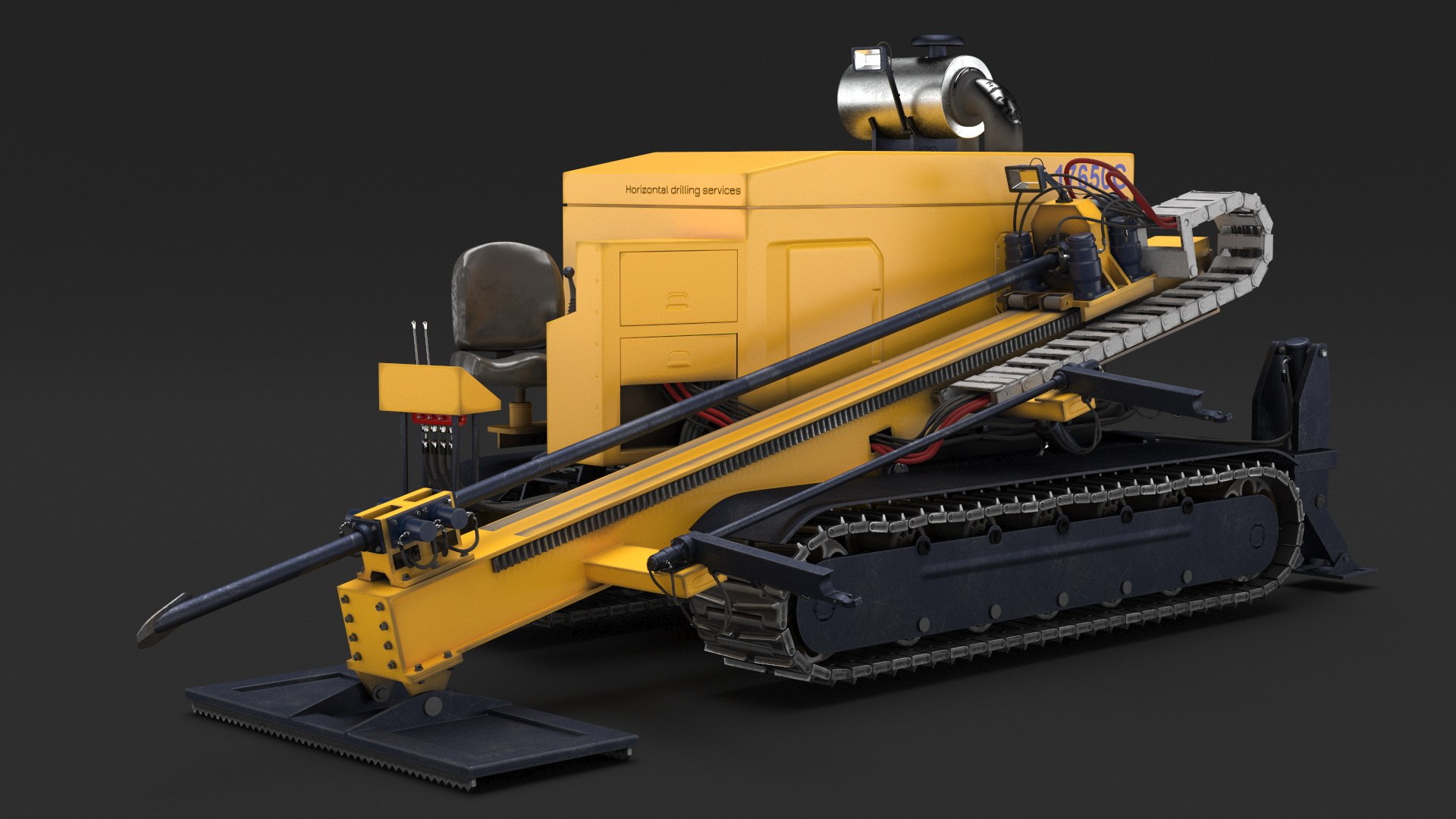 Horizontal Boring Rig 3D Model - TurboSquid 2302596