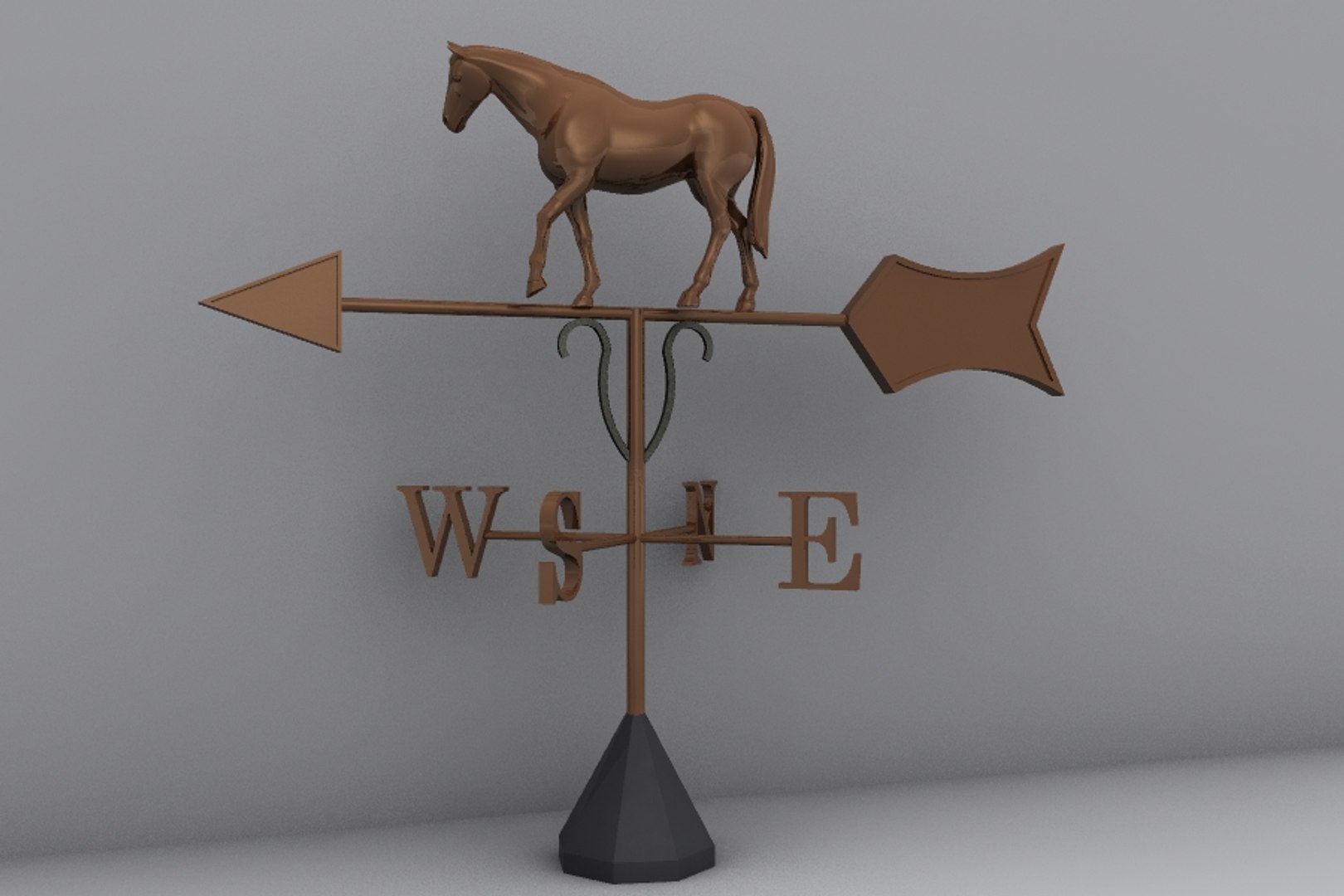 3d model weather vane