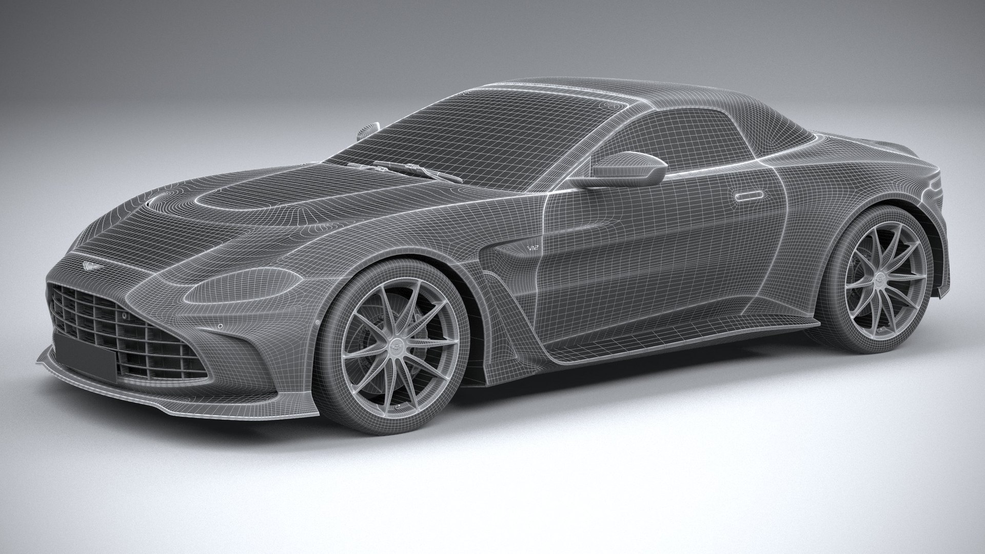 Aston Martin V12 Vantage Roadster 2023 3D model - TurboSquid 1952246