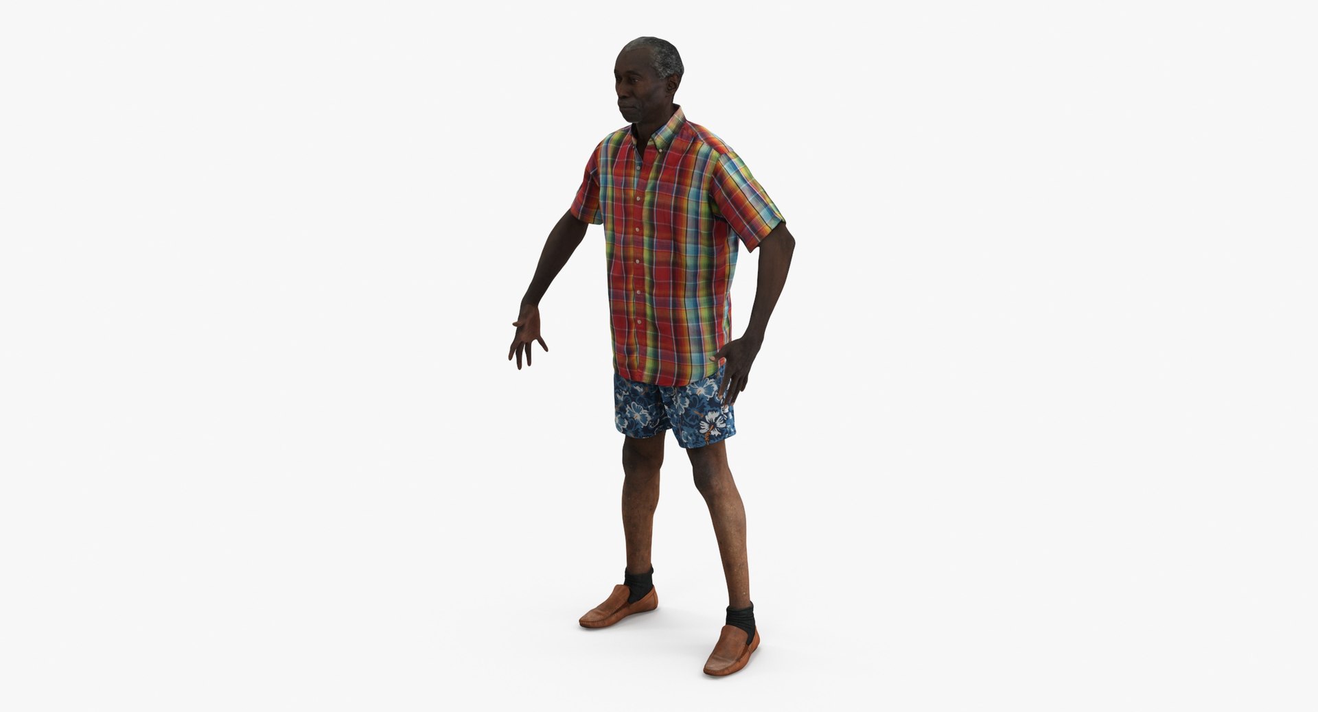 Enzo Casual Summer A Pose Model - TurboSquid 2073170