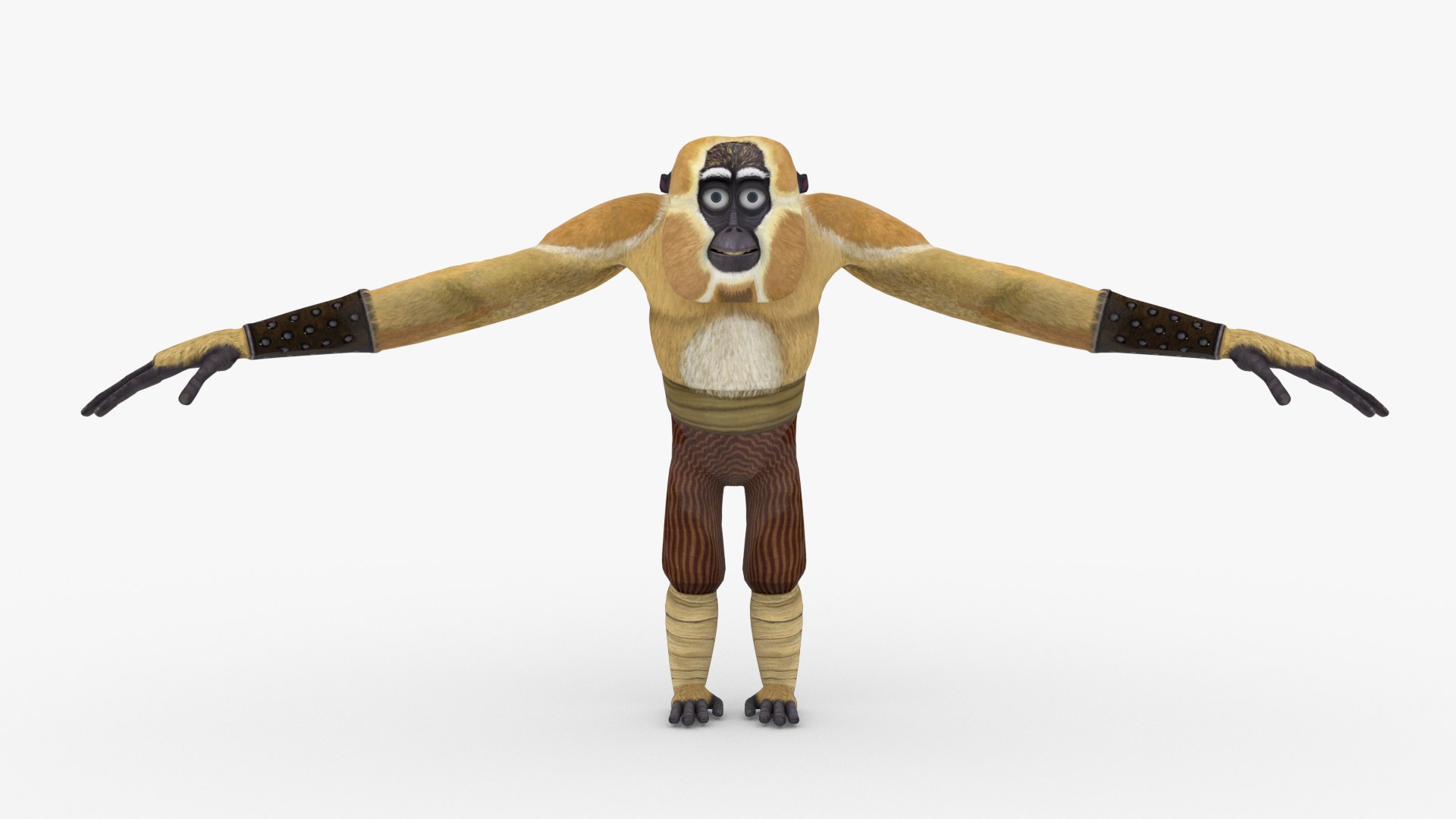 3D Master Monkey - Kung Fu Panda Model - TurboSquid 2397672