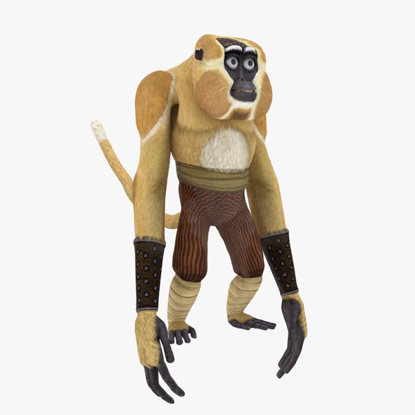 modelo 3d Maestro Mono - Kung Fu Panda - TurboSquid 2397672
