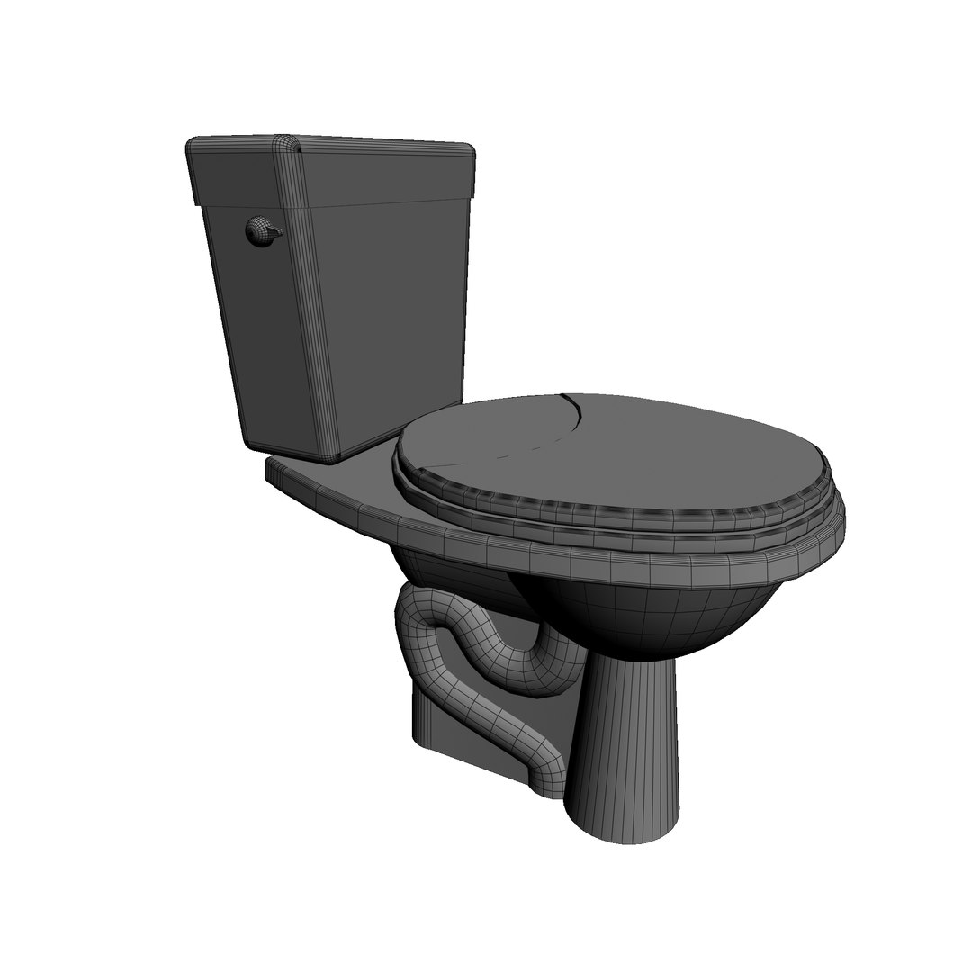 Toilet 3d Max