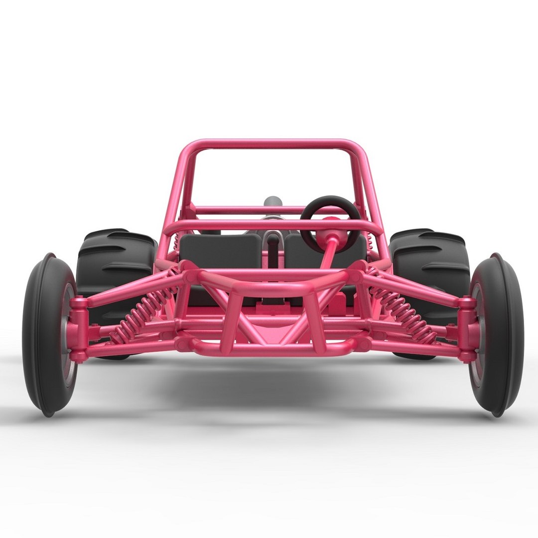 3D model Diecast old school Sand Rail buggy Version 2 Scale 1 to 25 ...
