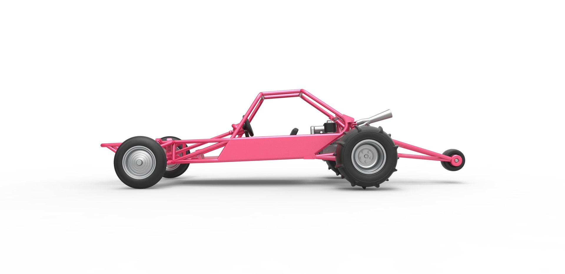 3D Model Diecast Old School Sand Rail Buggy Version 2 Scale 1 To 25 ...
