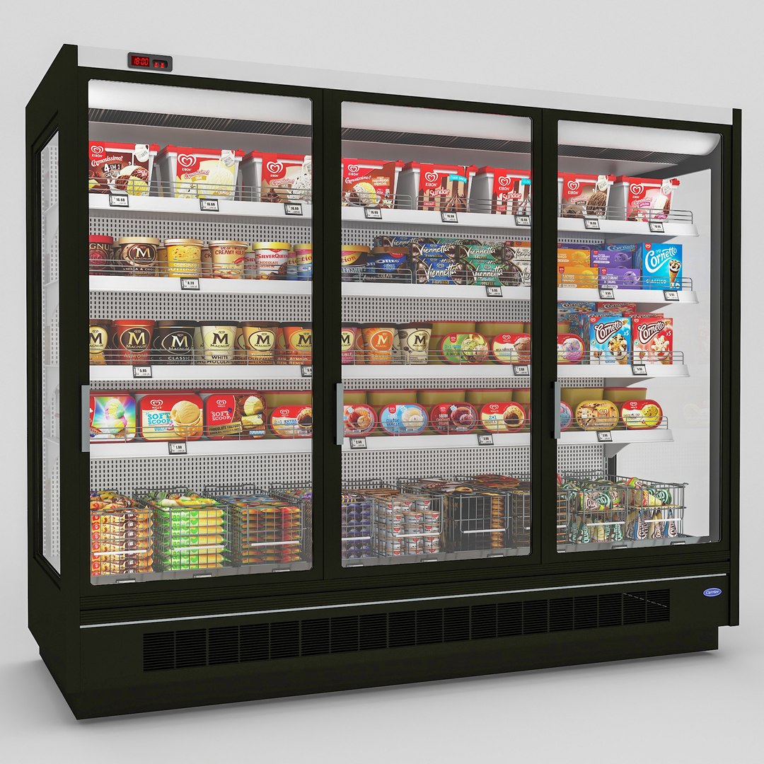 3D Ice Cream Display LB12 Model - TurboSquid 2039585