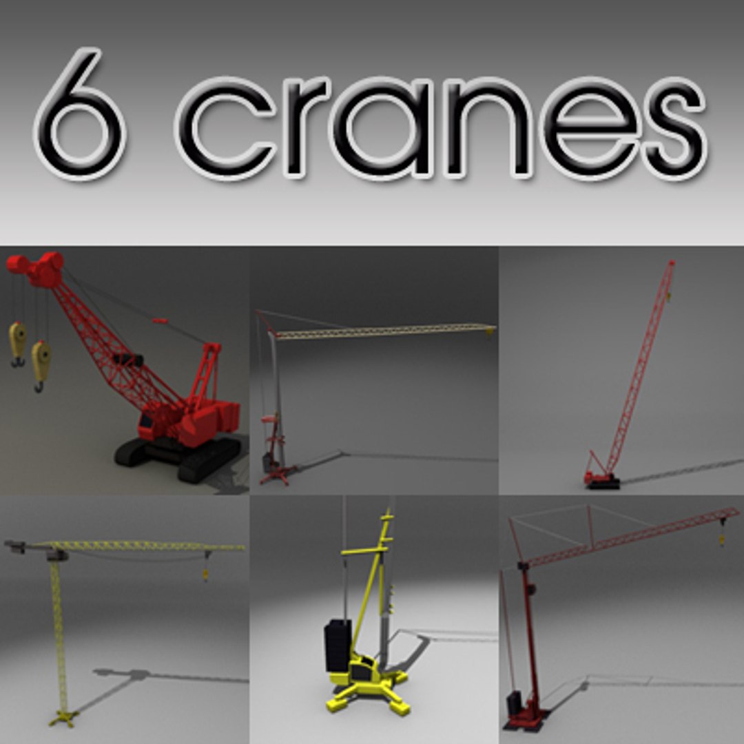 3ds Max 6 Cranes