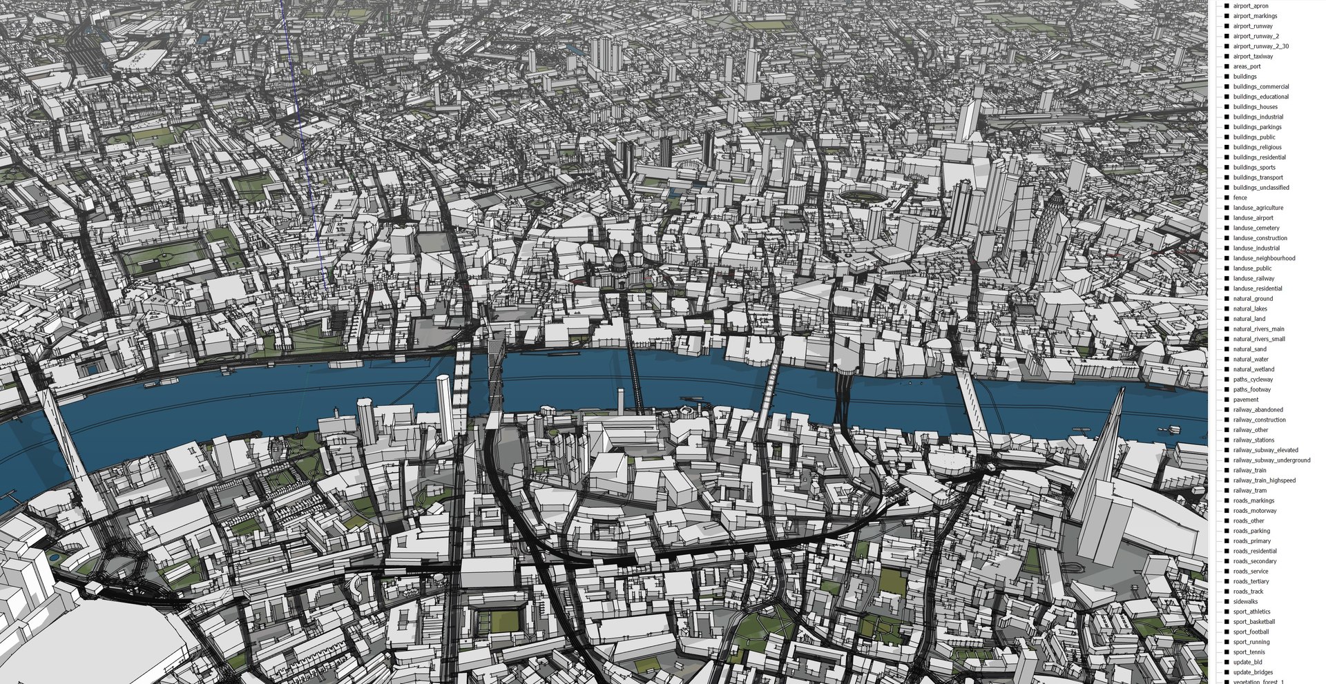 London city 3D model - TurboSquid 1334480