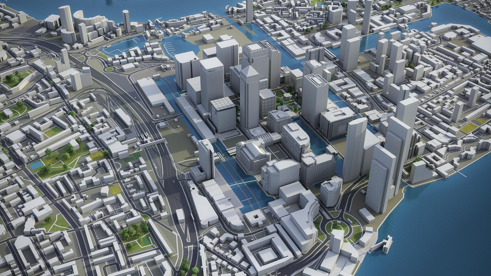 London City 3D Model - TurboSquid 1334480