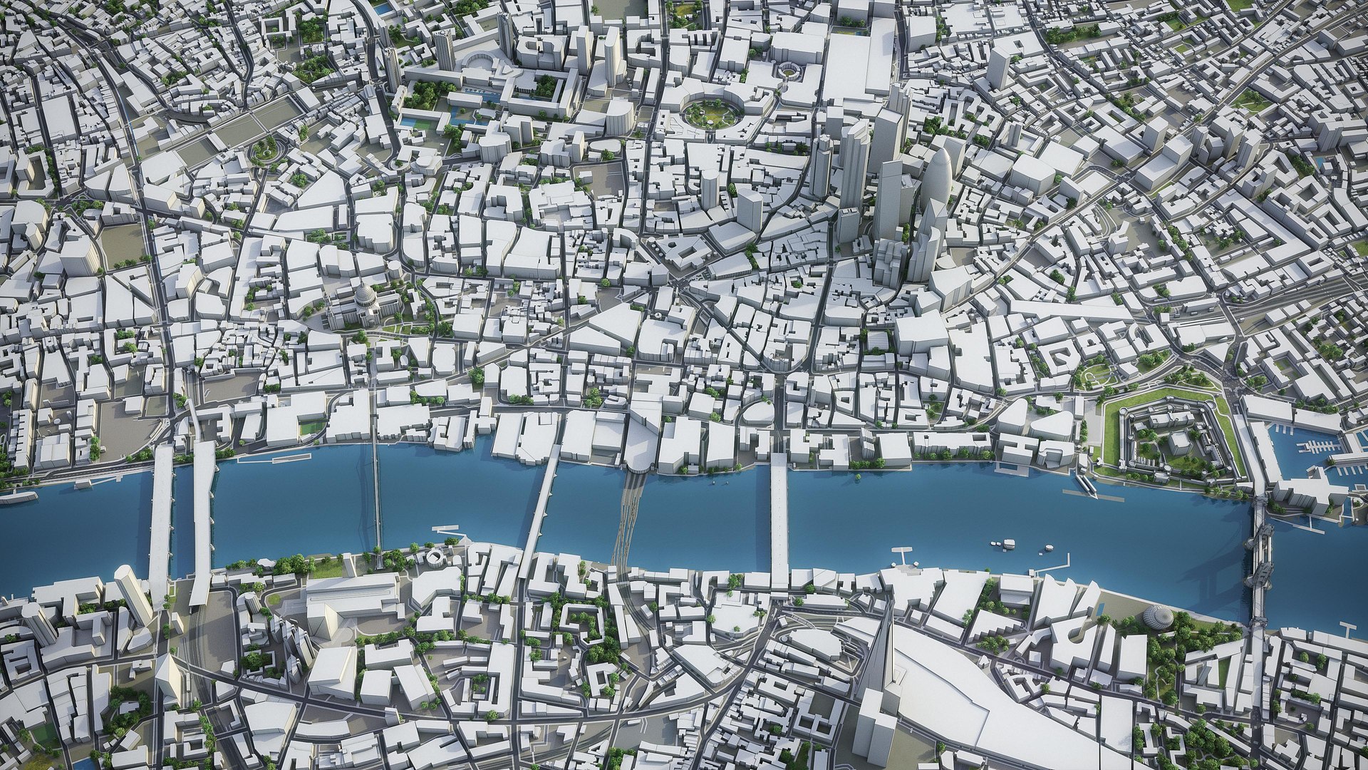London city 3D model - TurboSquid 1334480