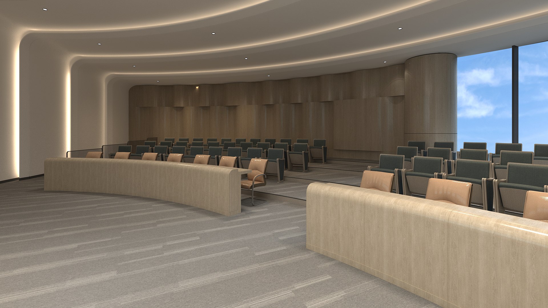 3D Model Lecture Hall 08 - TurboSquid 2121993