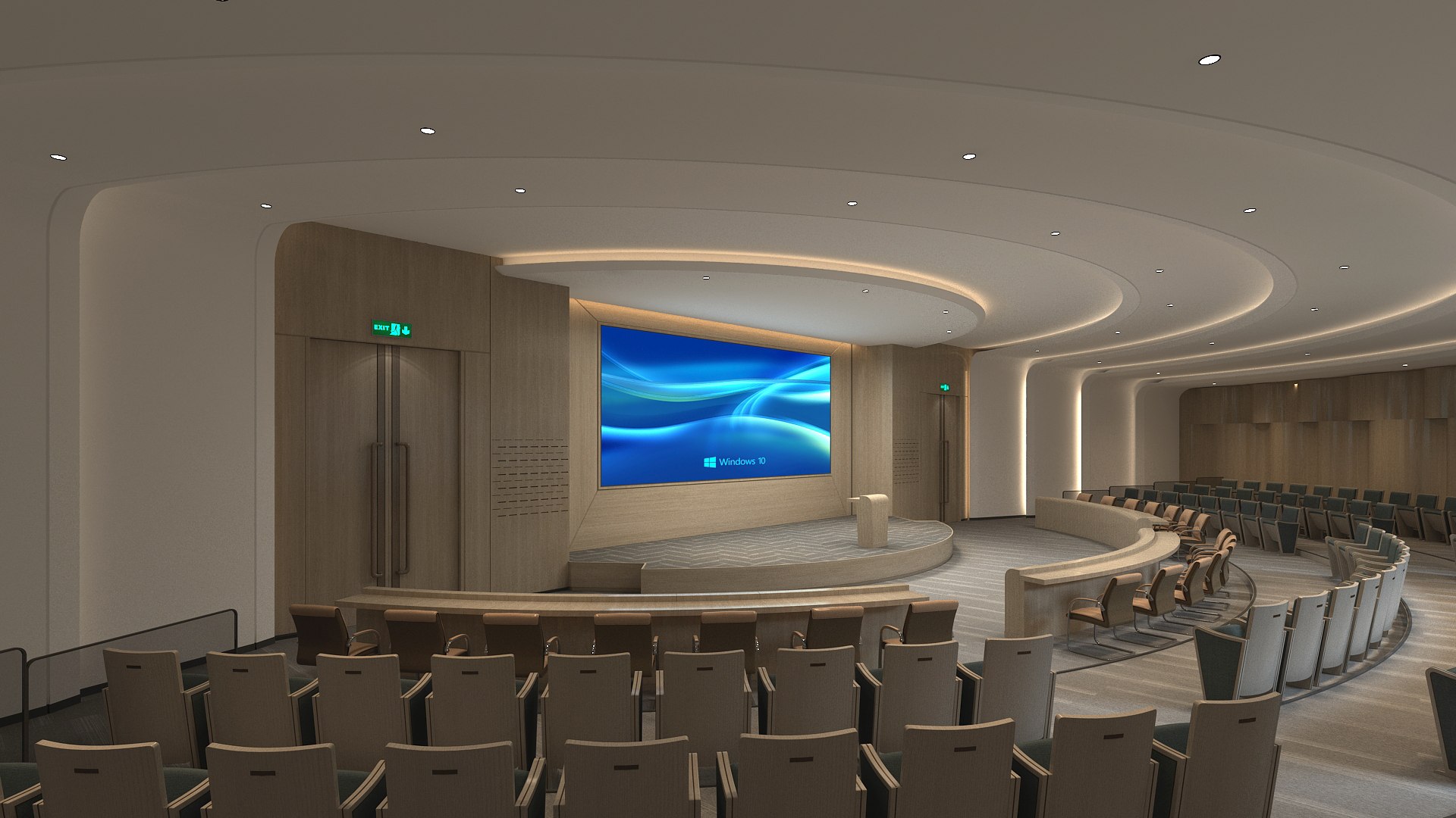 3D Model Lecture Hall 08 - TurboSquid 2121993