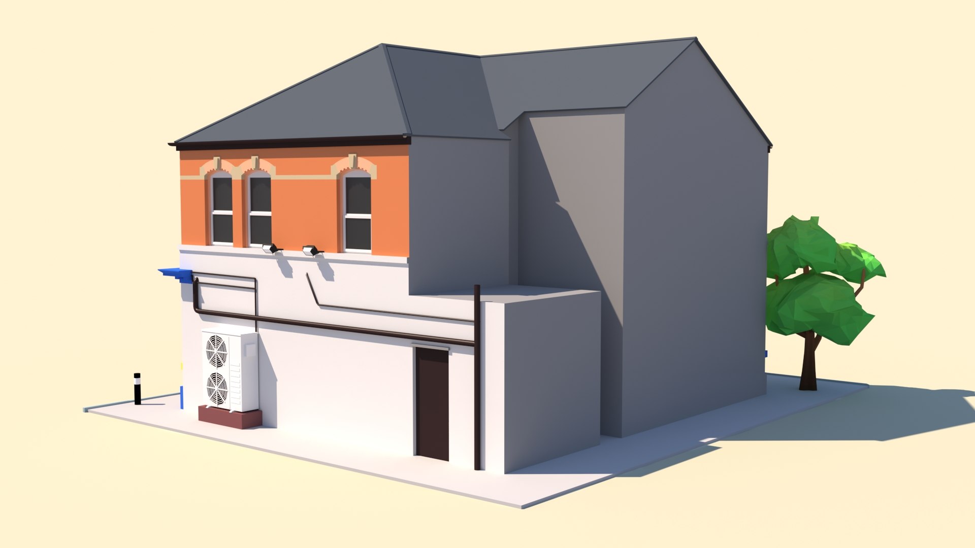 3D Stylized Shop Building 01 - Shop4U Model - TurboSquid 2103756
