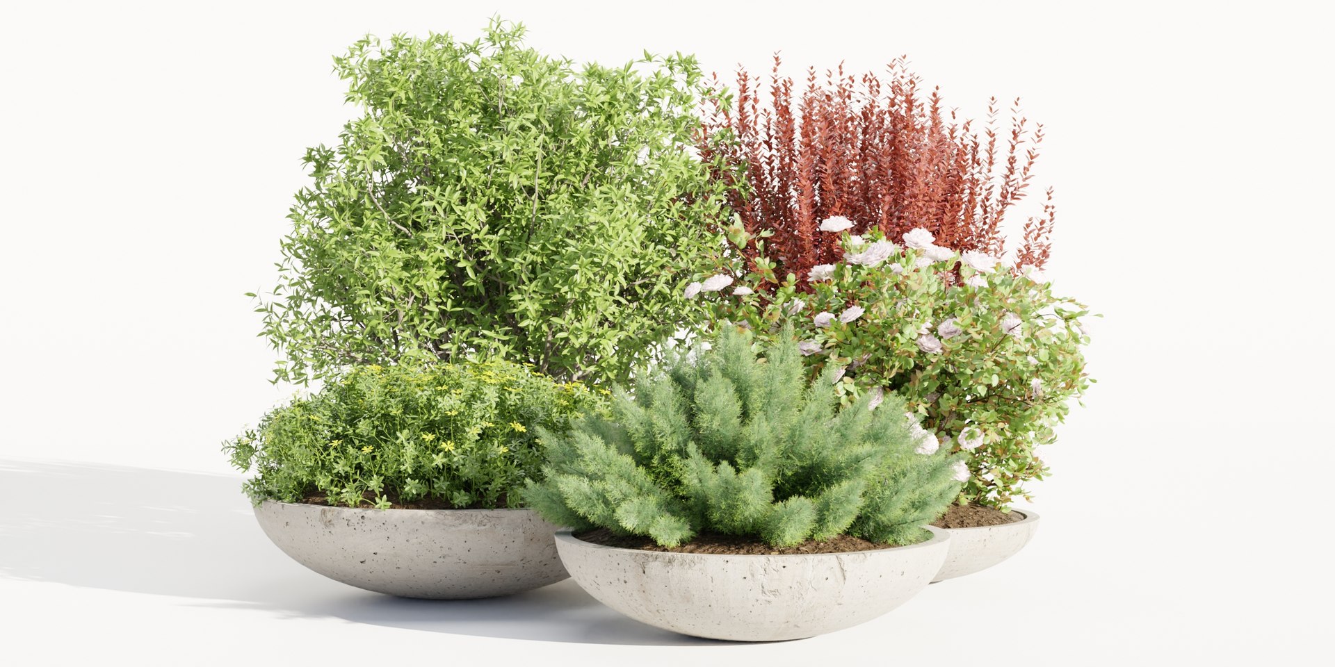 3D Outdoor Plants Collection Vol 200-Blender-3dmodel - TurboSquid 2173396