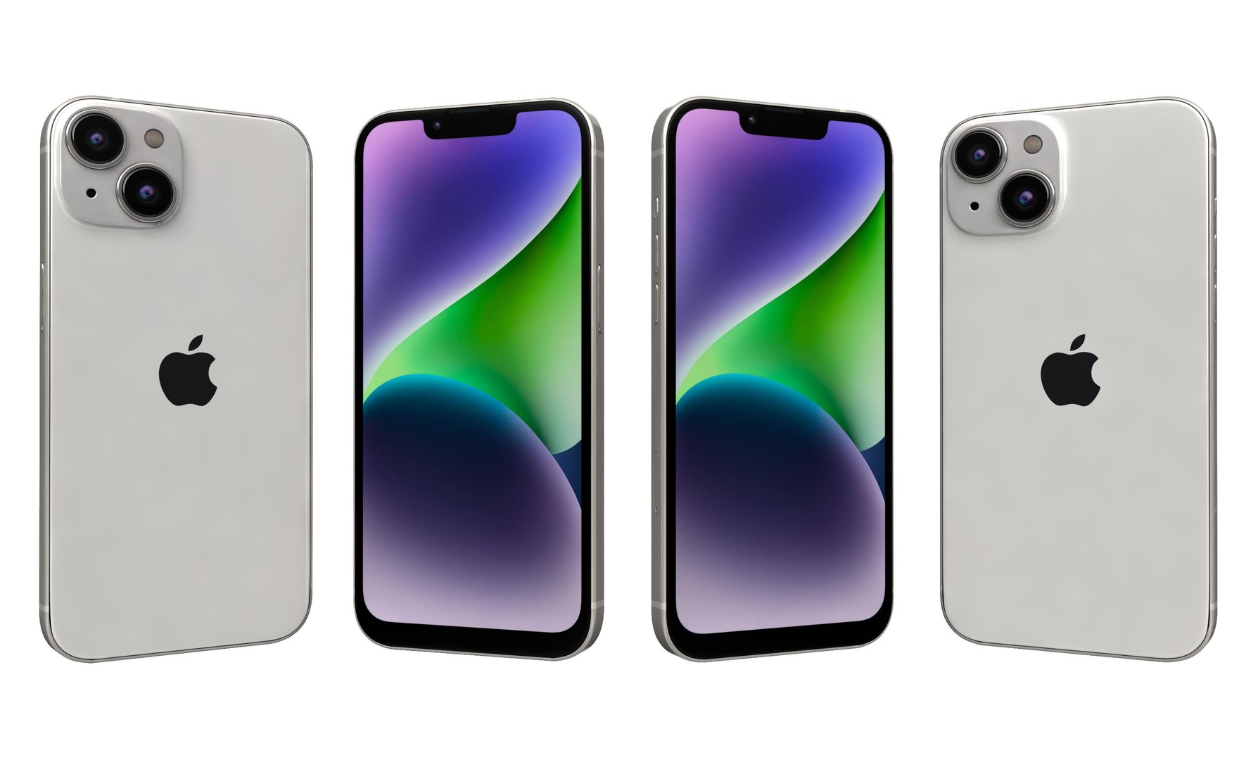 Apple iPhone 14 Plus White 3D model - TurboSquid 1968192