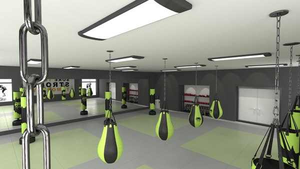 Kickboxing gym 3D - TurboSquid 1461502