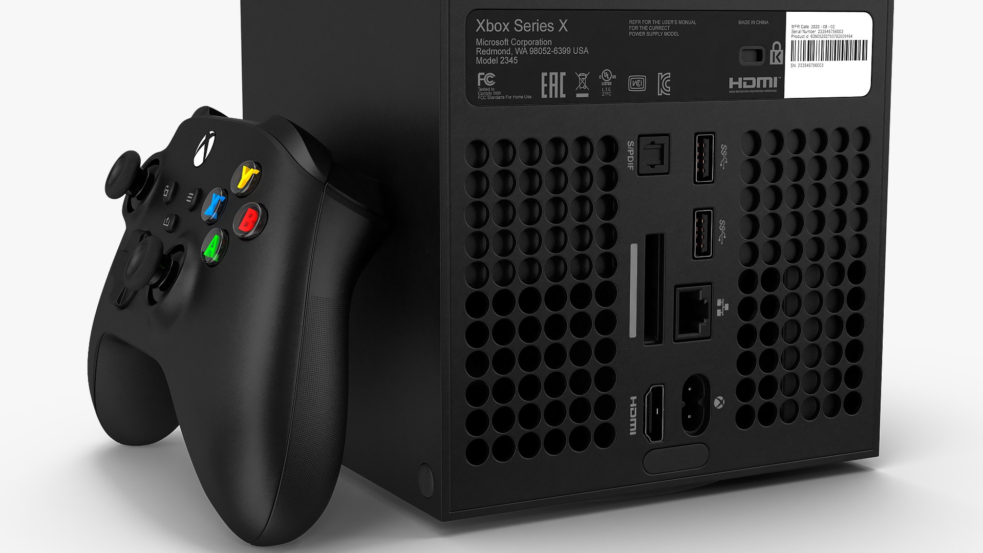 Xbox series x gaming model - TurboSquid 1625244