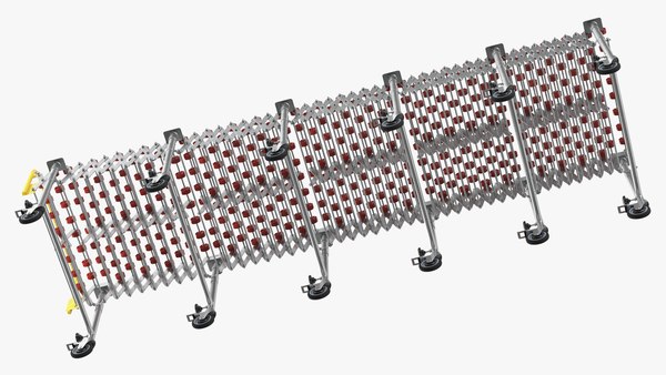 modelo 3d Rodillo Telescópico Plegable Rojo - TurboSquid 2080999