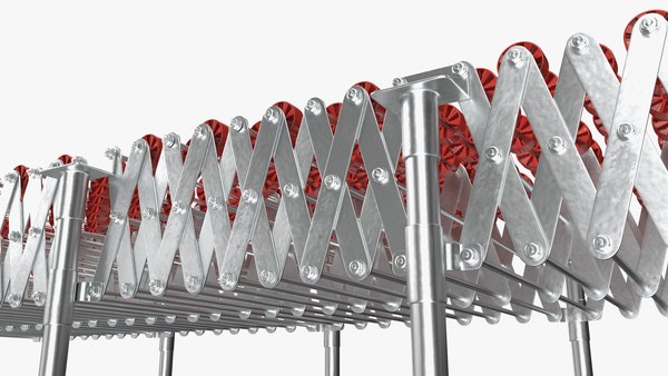modelo 3d Rodillo Telescópico Plegable Rojo - TurboSquid 2080999