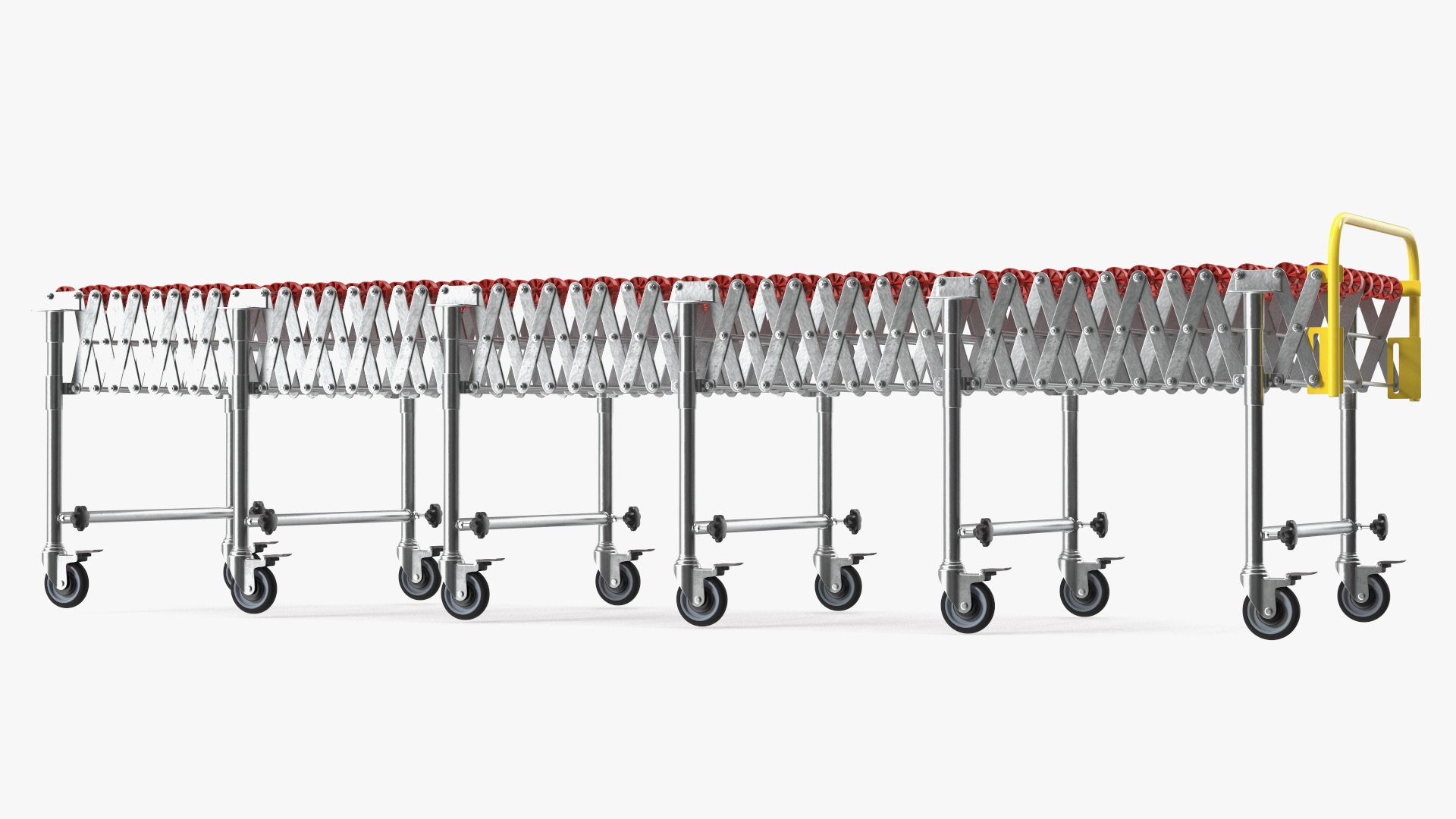 3D Folding Telescopic Roller Red - TurboSquid 2080999