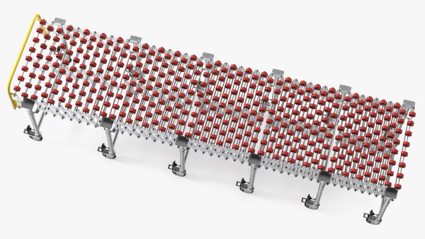 modelo 3d Rodillo Telescópico Plegable Rojo - TurboSquid 2080999