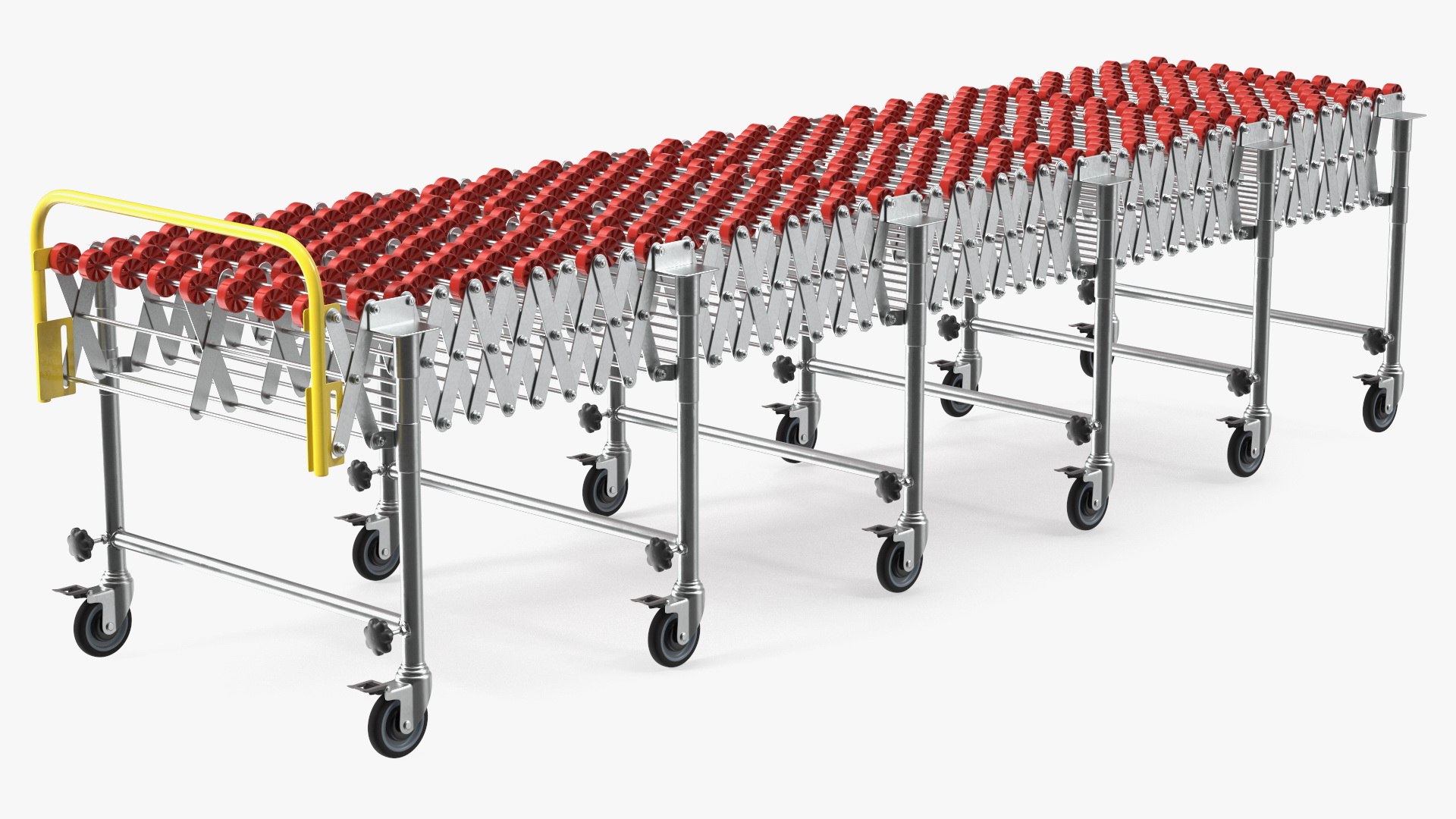 3D Folding Telescopic Roller Red - TurboSquid 2080999