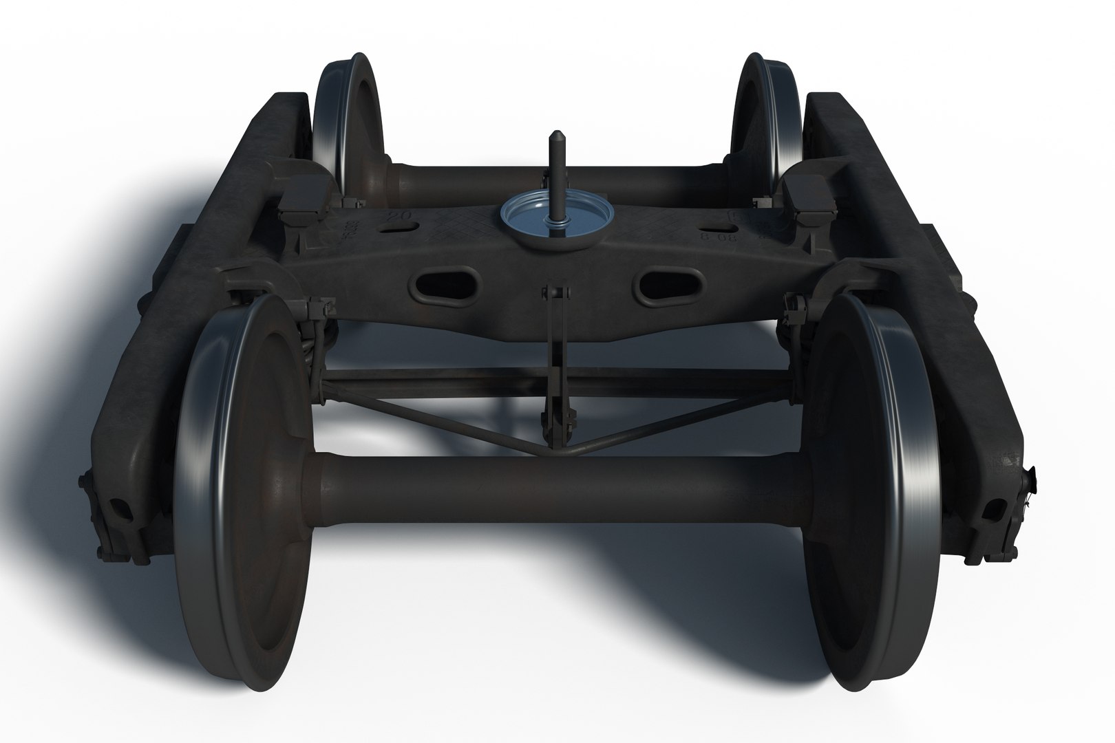 3D Cargo Train Bogie 18-100 Model - TurboSquid 1614768