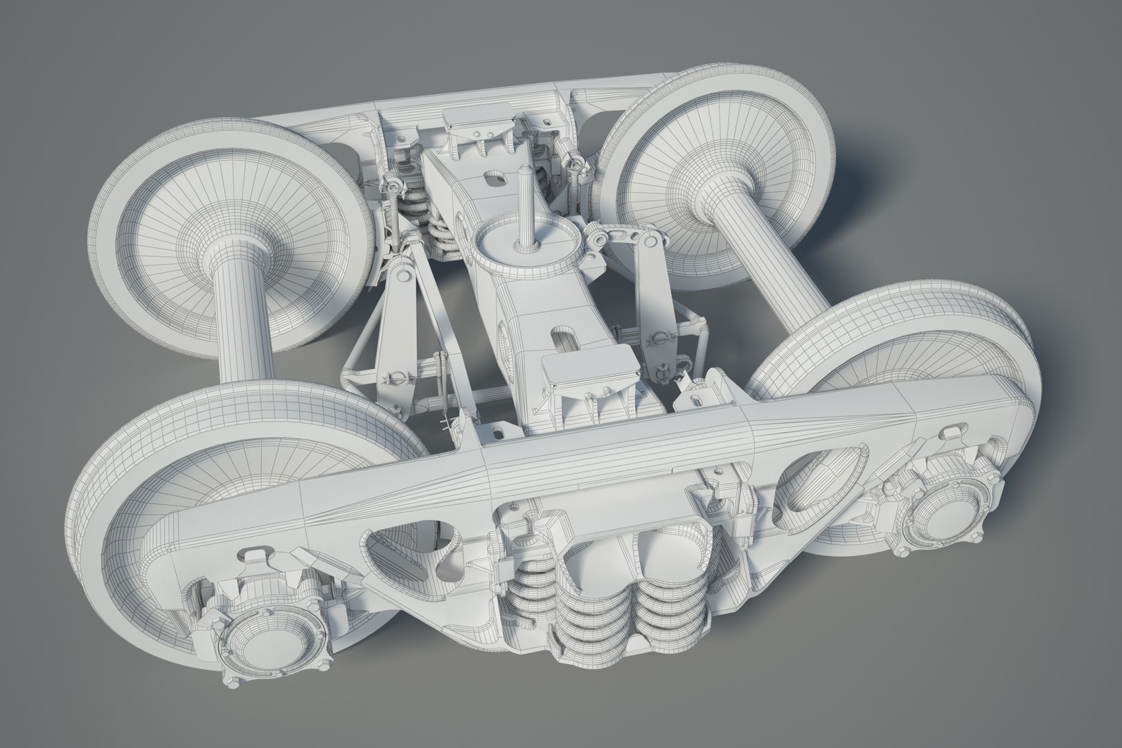 3D Cargo Train Bogie 18-100 Model - TurboSquid 1614768