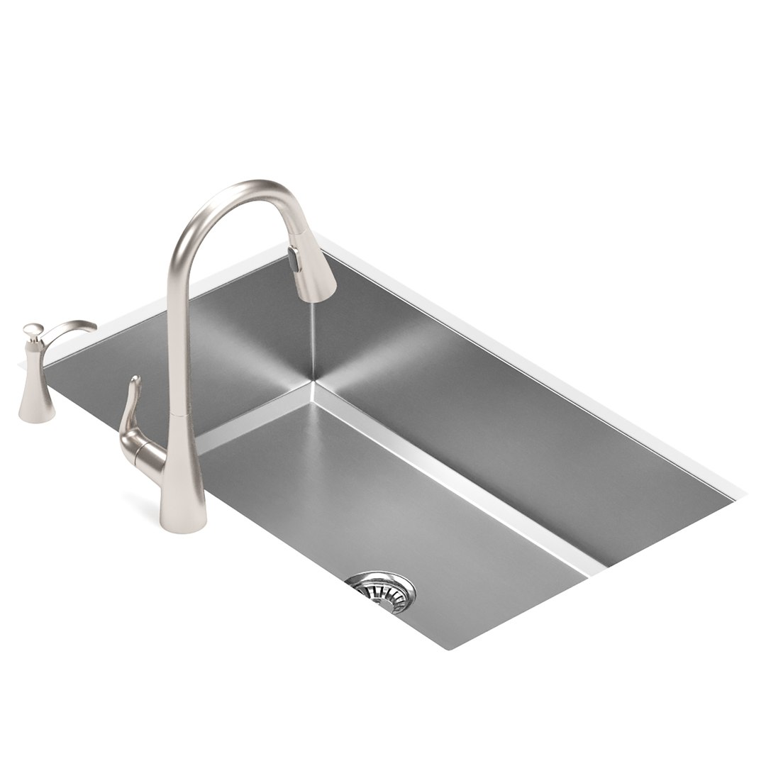 MOEN Kitchen Sink 3D Model - TurboSquid 2415172