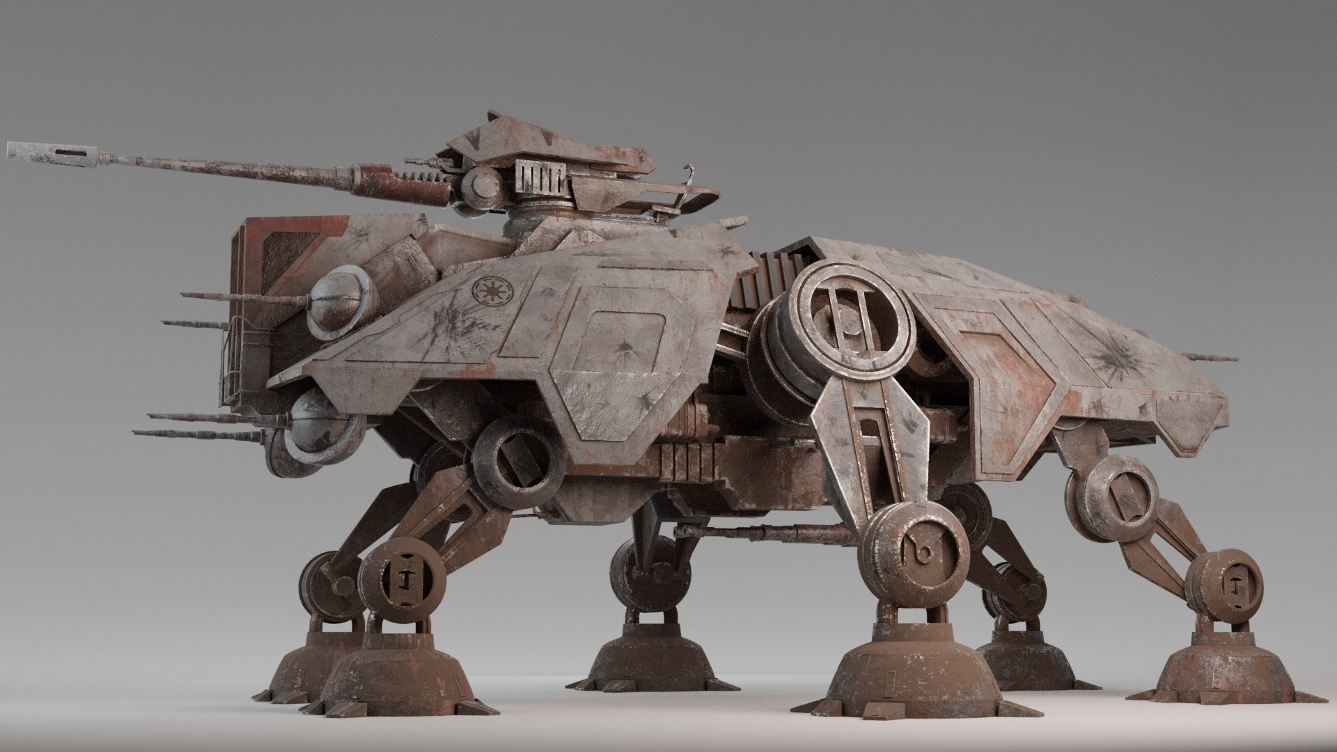 3D AT-TE Walker - TurboSquid 1718373