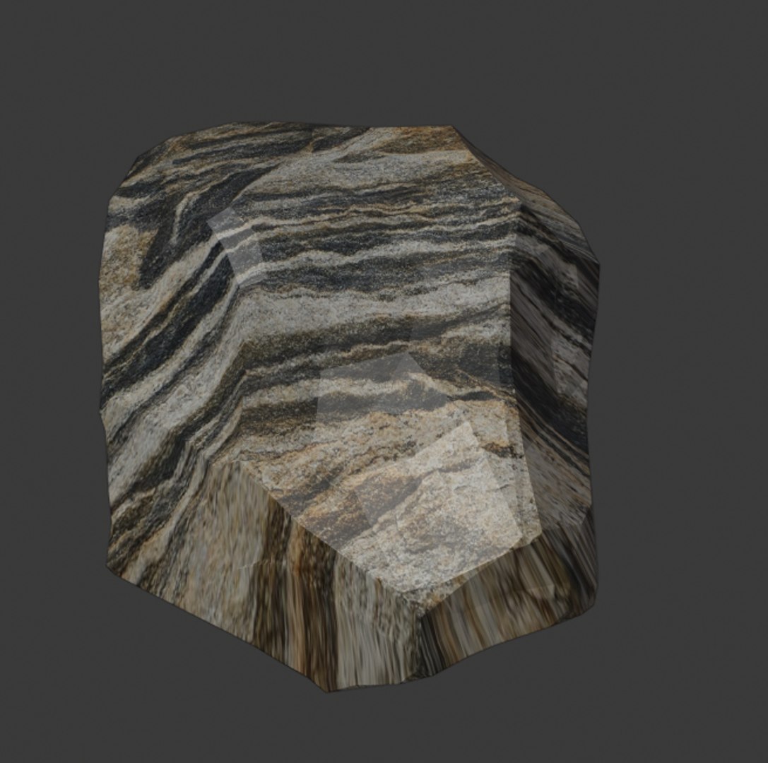 3D stone rock model - TurboSquid 1496009