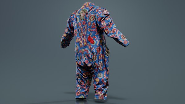 modelo 3d Disfraz de payaso azul remasterizado - TurboSquid 2359997