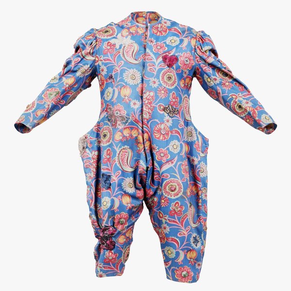 modelo 3d Disfraz de payaso azul remasterizado - TurboSquid 2359997