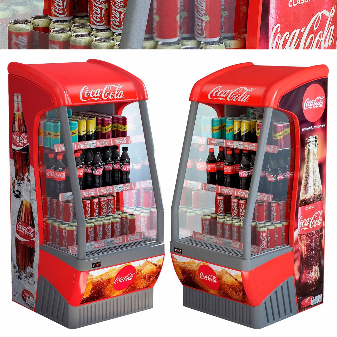 3D Showcase 018 Coca-cola Cola Model - TurboSquid 1517262
