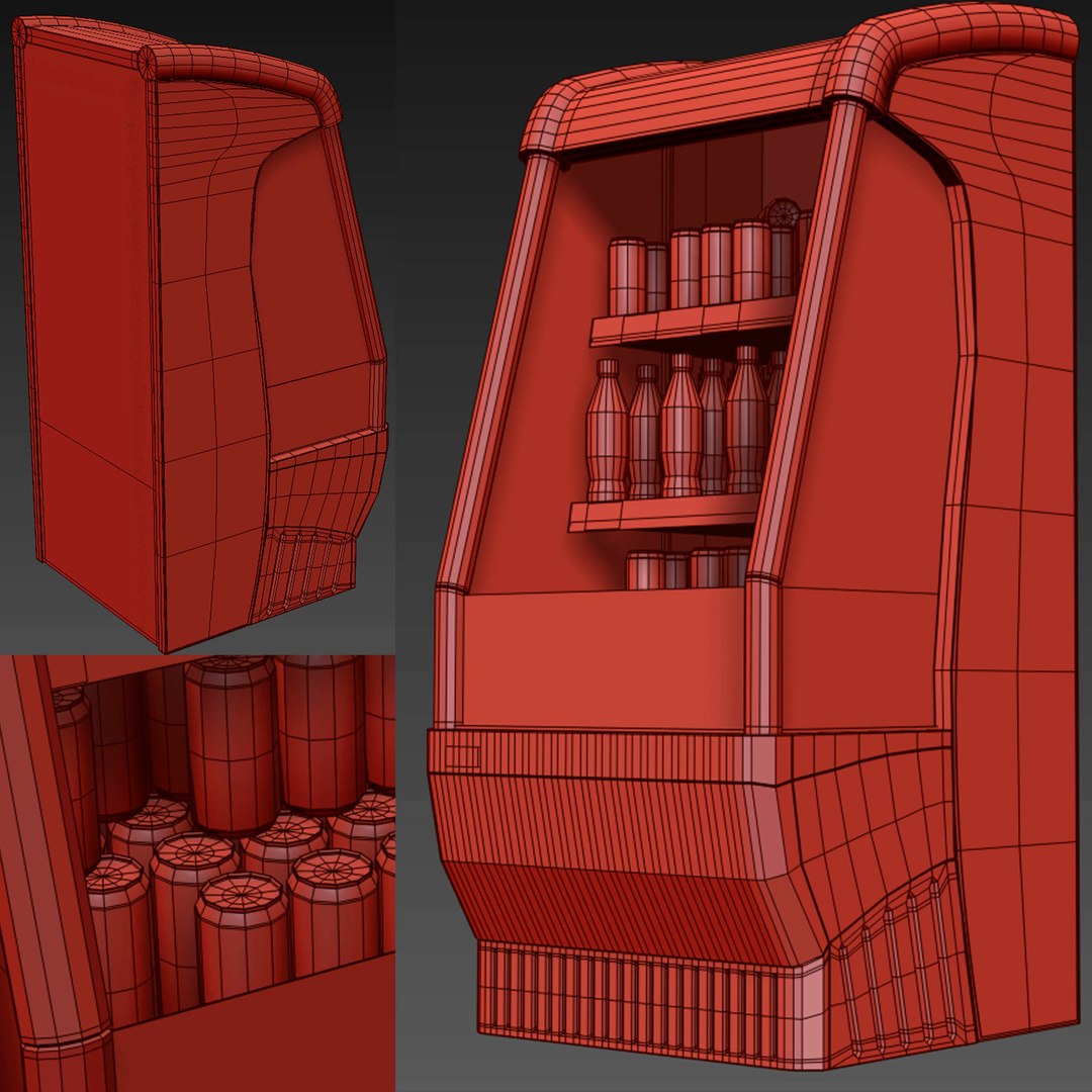 3D Showcase 018 Coca-cola Cola Model - TurboSquid 1517262