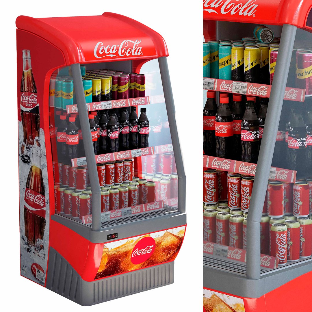3D Showcase 018 Coca-cola Cola Model - TurboSquid 1517262