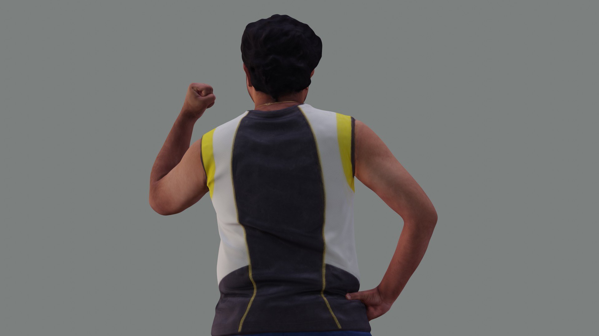 Kabaddi Player Winning Pose model - TurboSquid 2028457