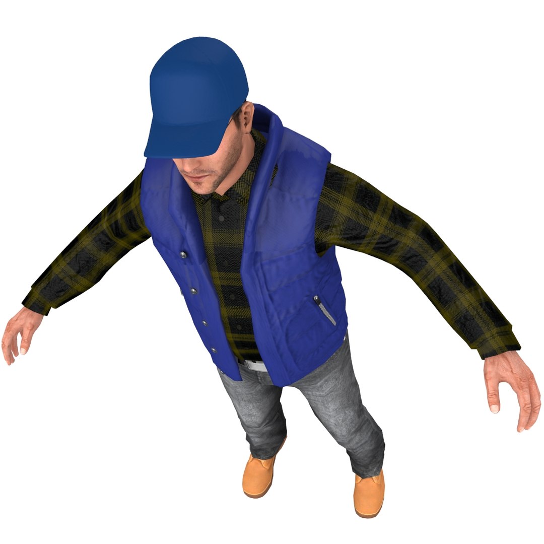 Truck Driver 3D Model - TurboSquid 1352863