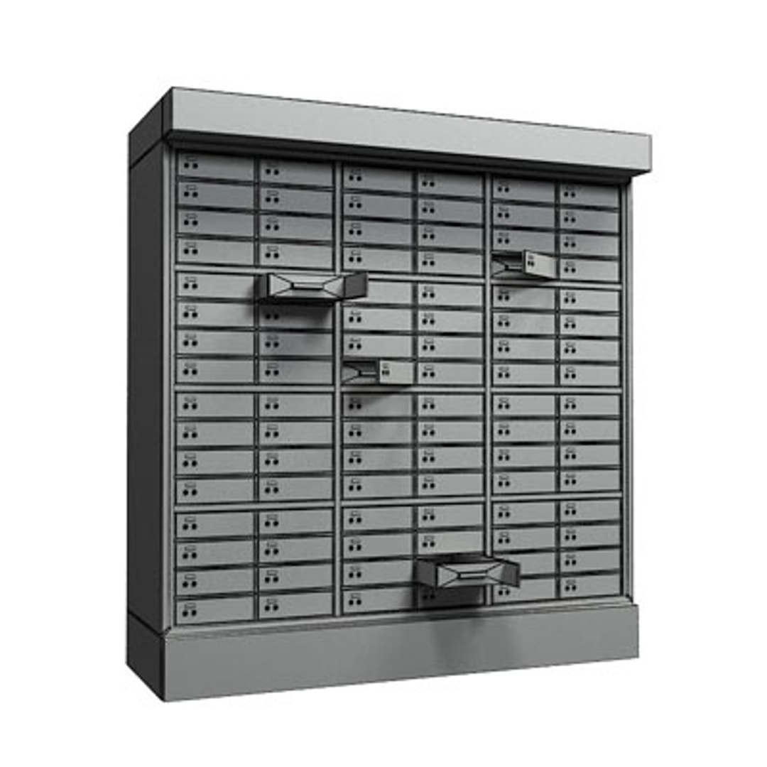 3ds Max Bank Locker