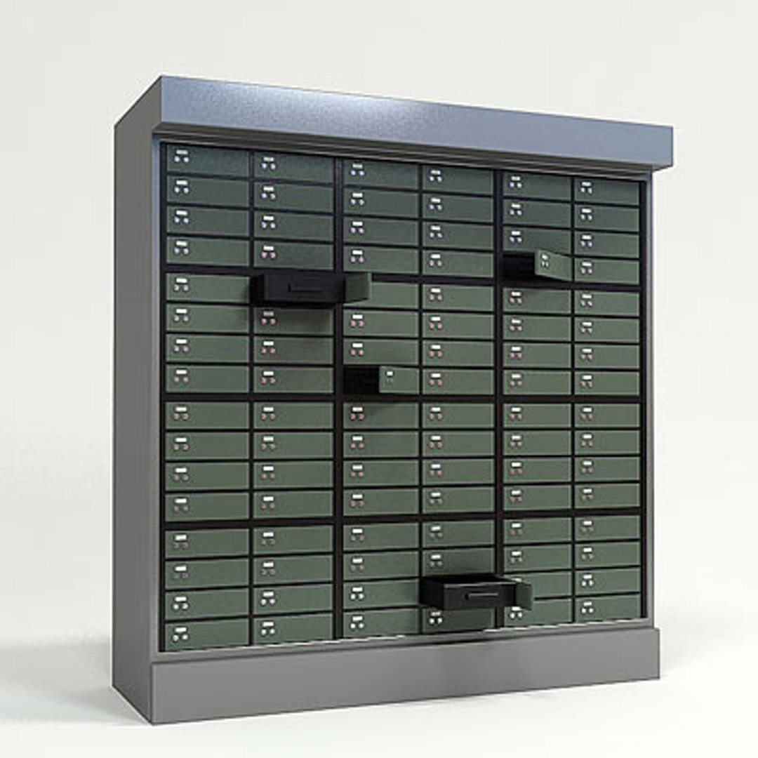 3ds Max Bank Locker