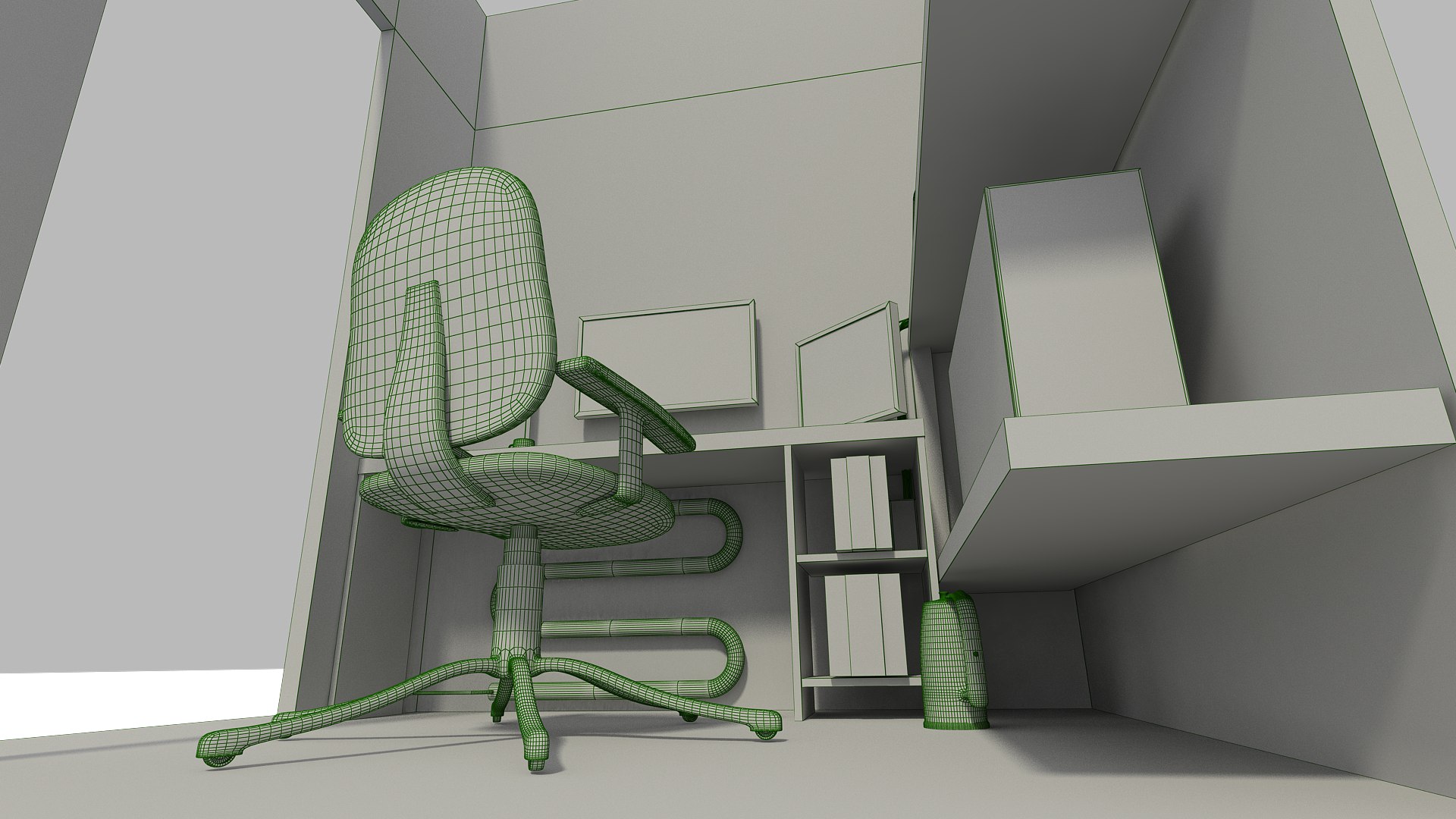 3D Computer Room - TurboSquid 1846751