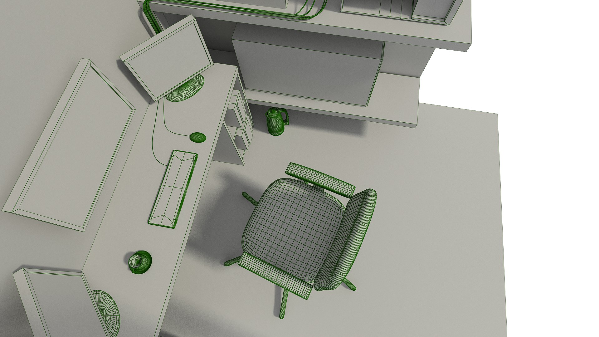 3D Computer Room - TurboSquid 1846751