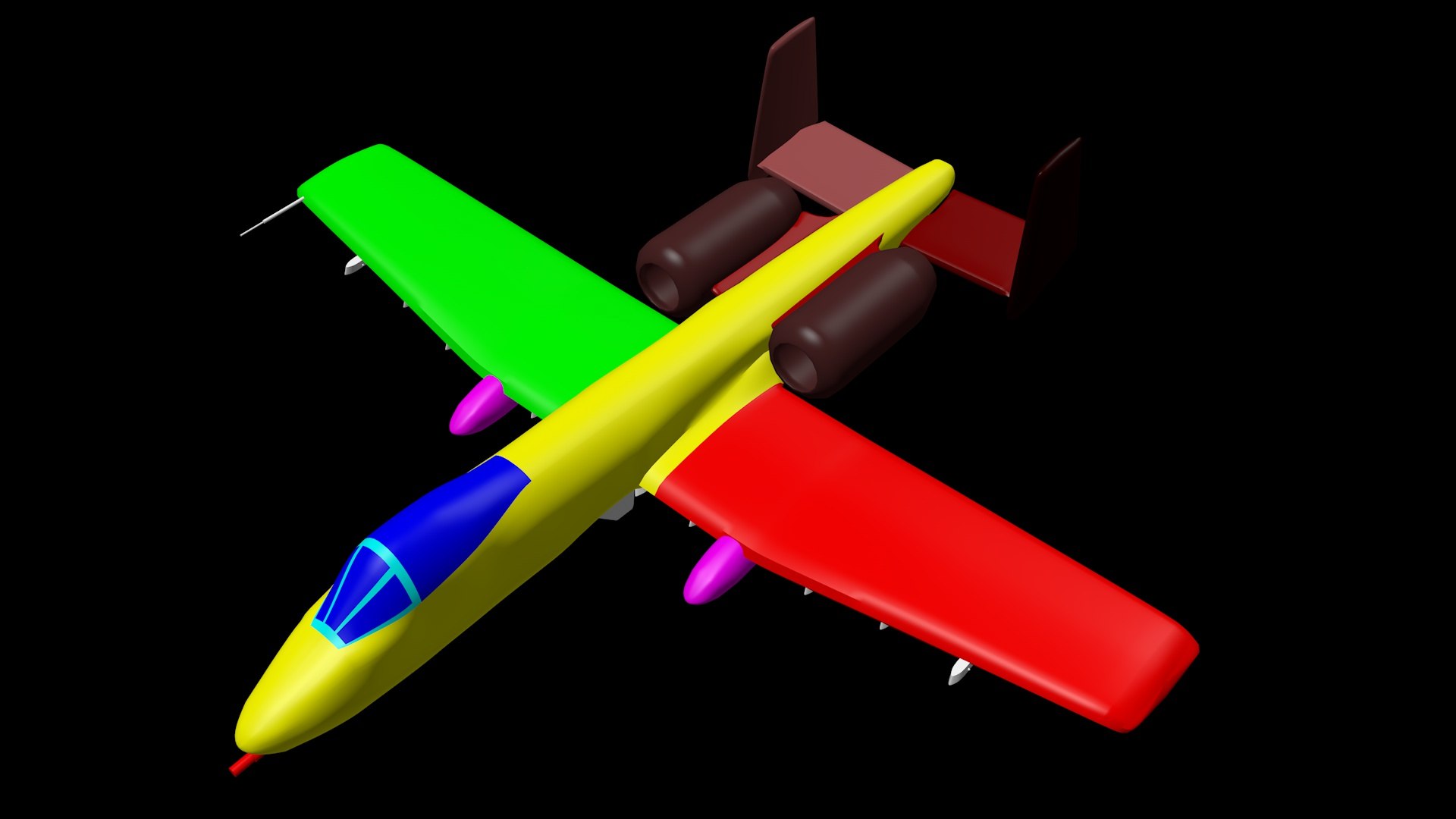 A-10-fighter plane model - TurboSquid 2080773