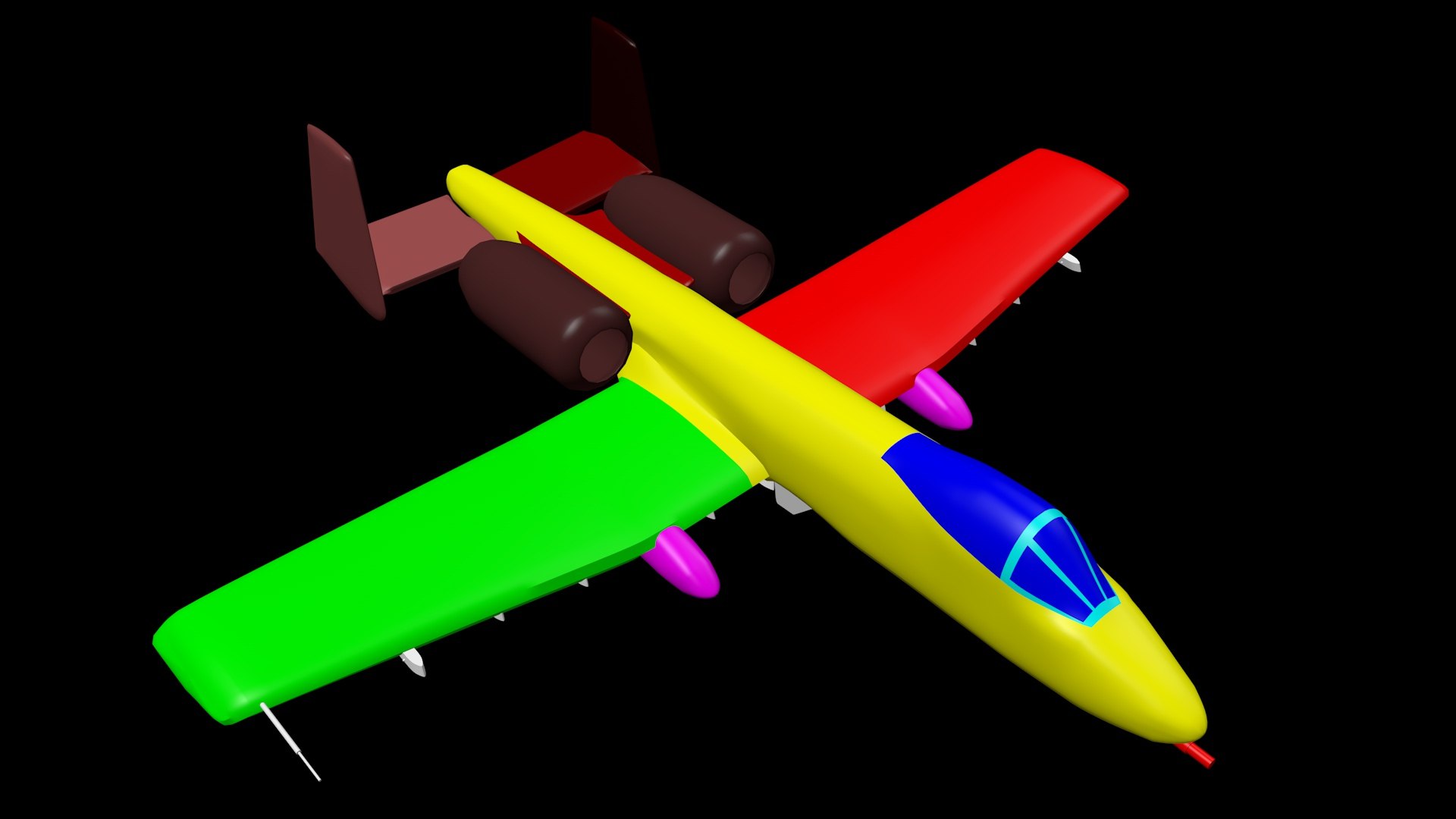 A-10-fighter plane model - TurboSquid 2080773