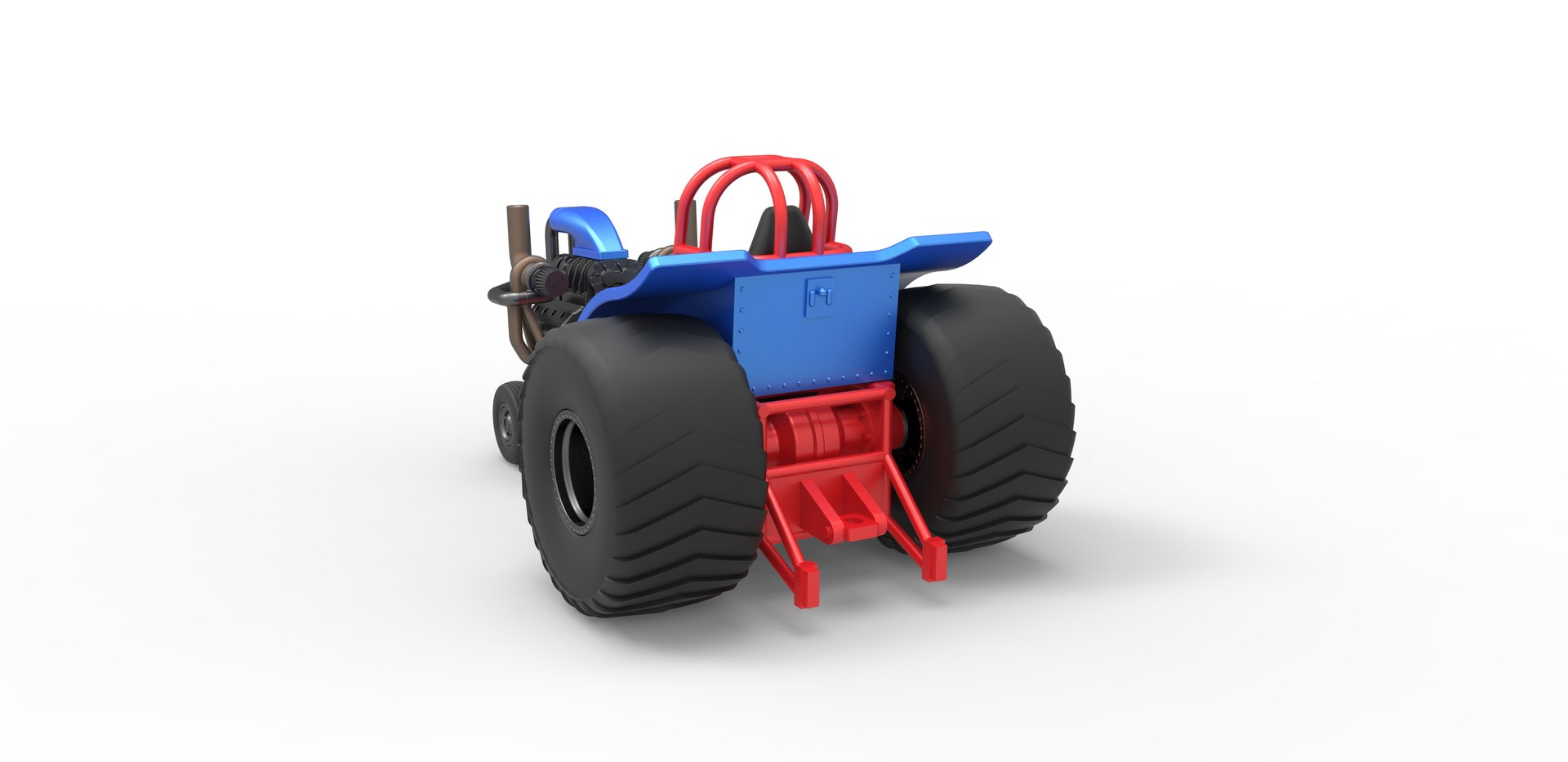 Diecast Mini Rod Pulling Tractor 6 Scale 1 To 25 3D Model - TurboSquid ...