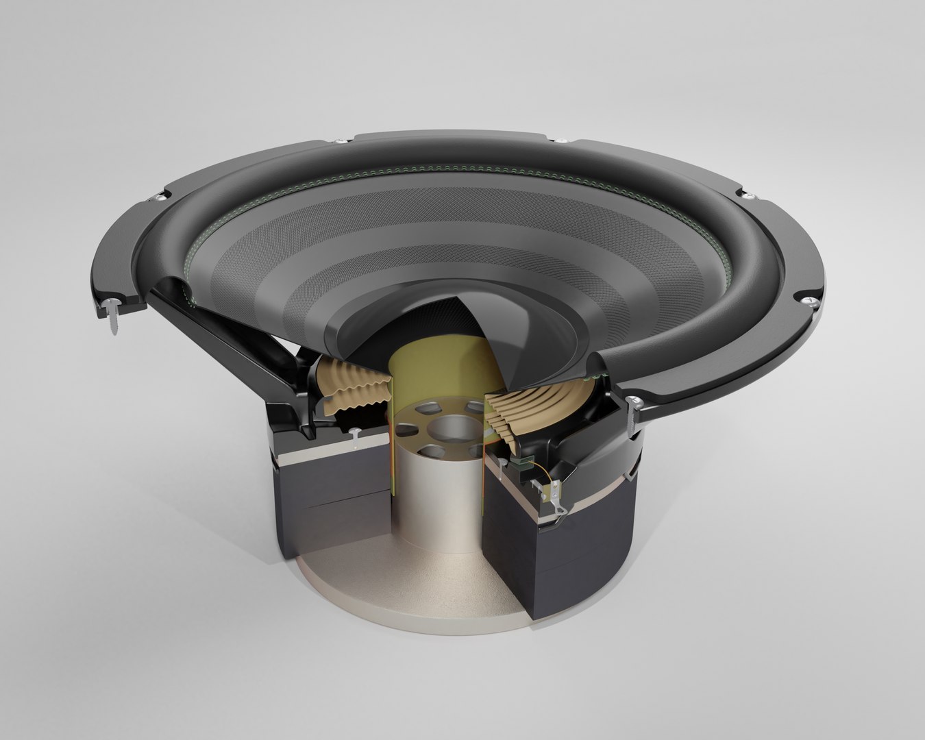 3D Subwoofer Speaker Model - TurboSquid 1492266
