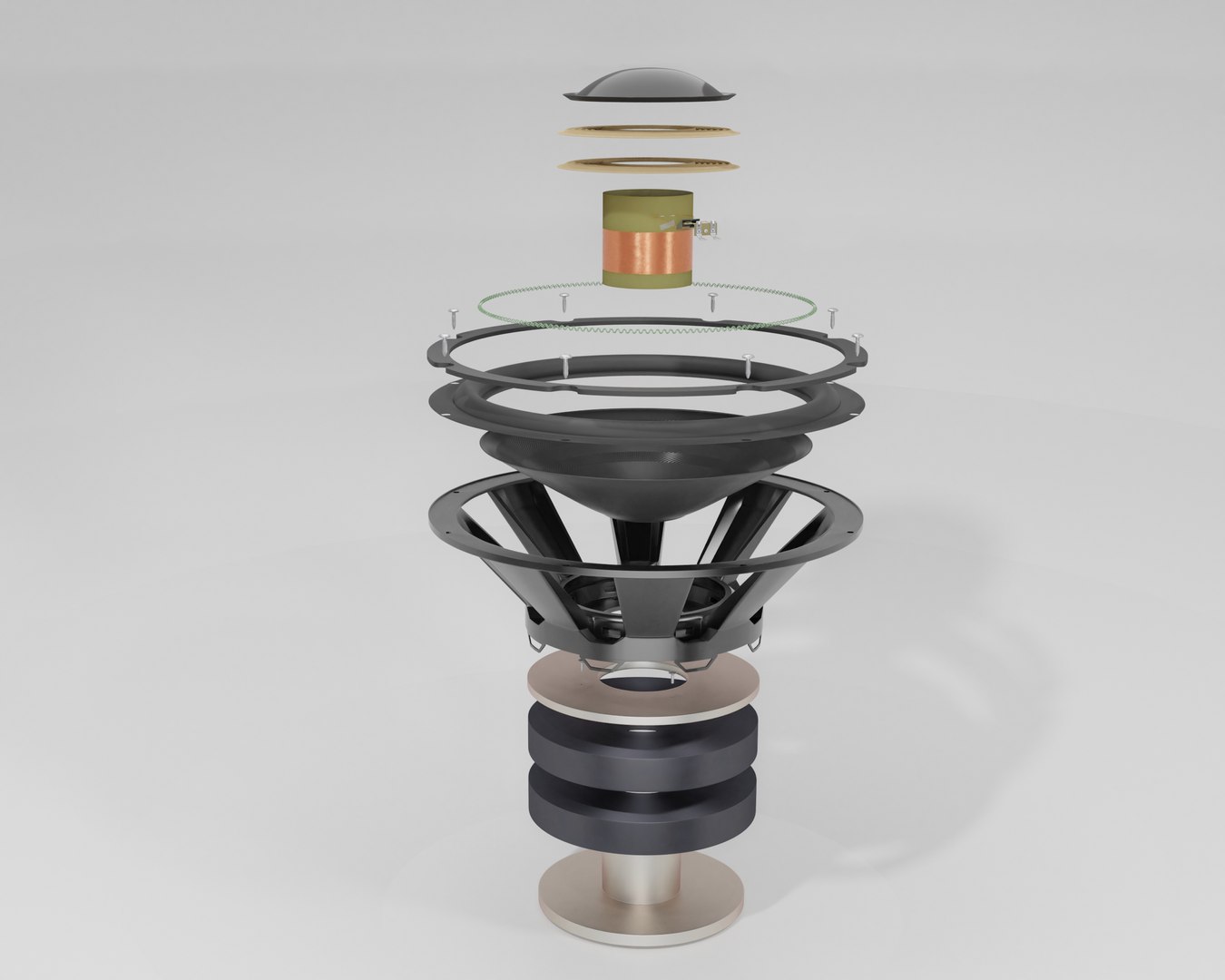 3D Subwoofer Speaker Model - TurboSquid 1492266