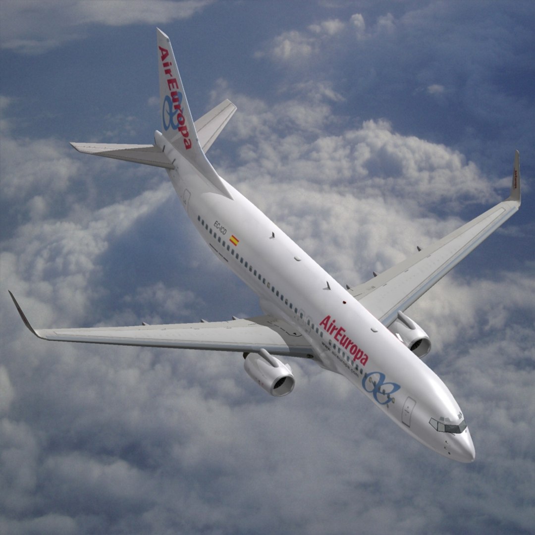 3d Model Of B737-800 Air Aircraft 737