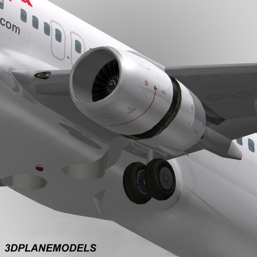 3d Model Of B737-800 Air Aircraft 737